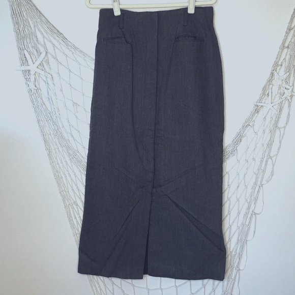 Barrie Pace | Skirts | Vintage 98s Barrie Pace Ltd Brown Wool Blend ...